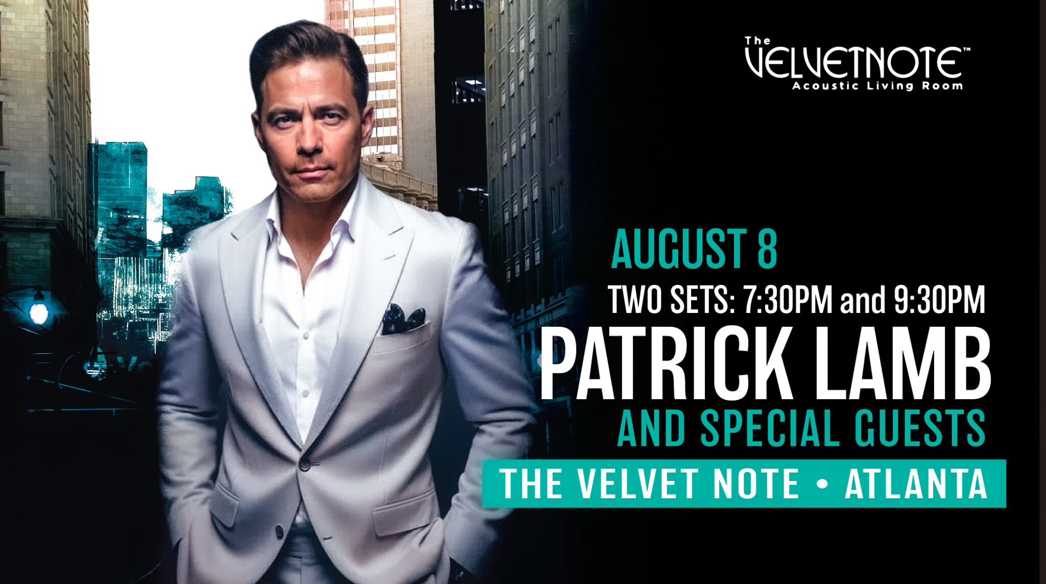 Friday, August 8th: Chart-Topping Saxophonist Patrick Lamb [TICKETS] | The Velvet Note